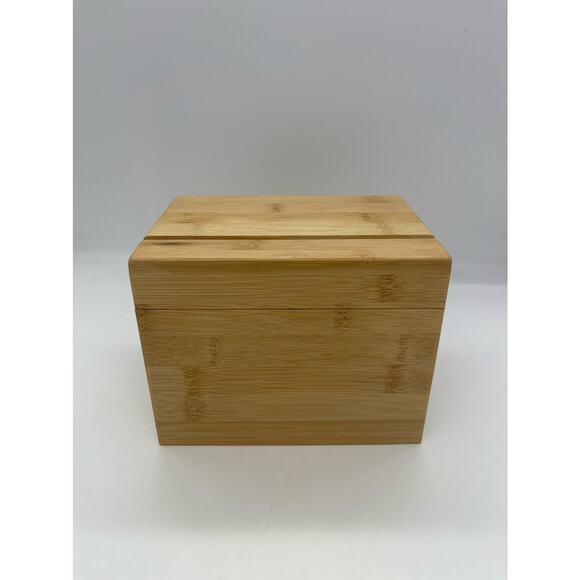Oceanstar | Kitchen | Oceanstar Bamboo Recipe Box With Recipe Cards ...